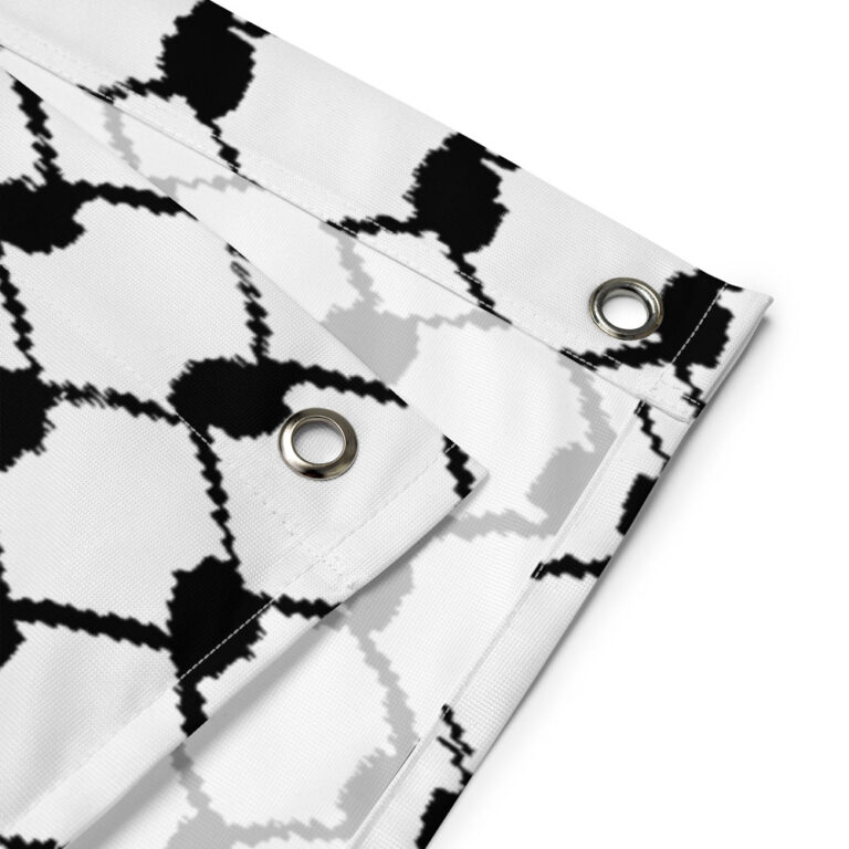 Palestine Key of Return Flag Palestinian Arabic Kufiya Hatta Wall Decor